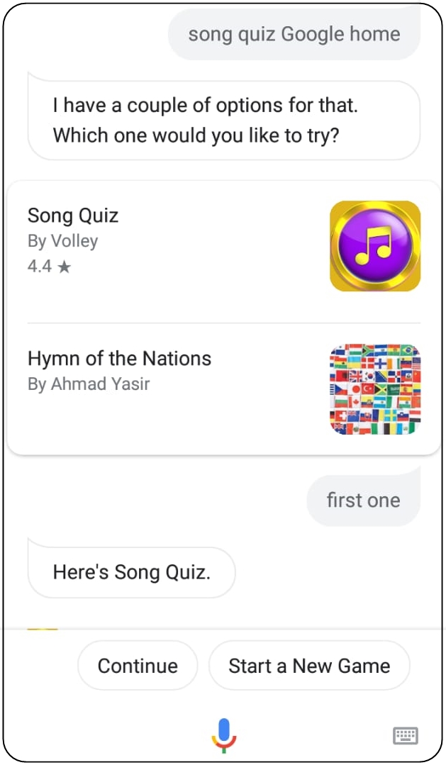 Song Quiz Google Home - Quiz Ka Samna